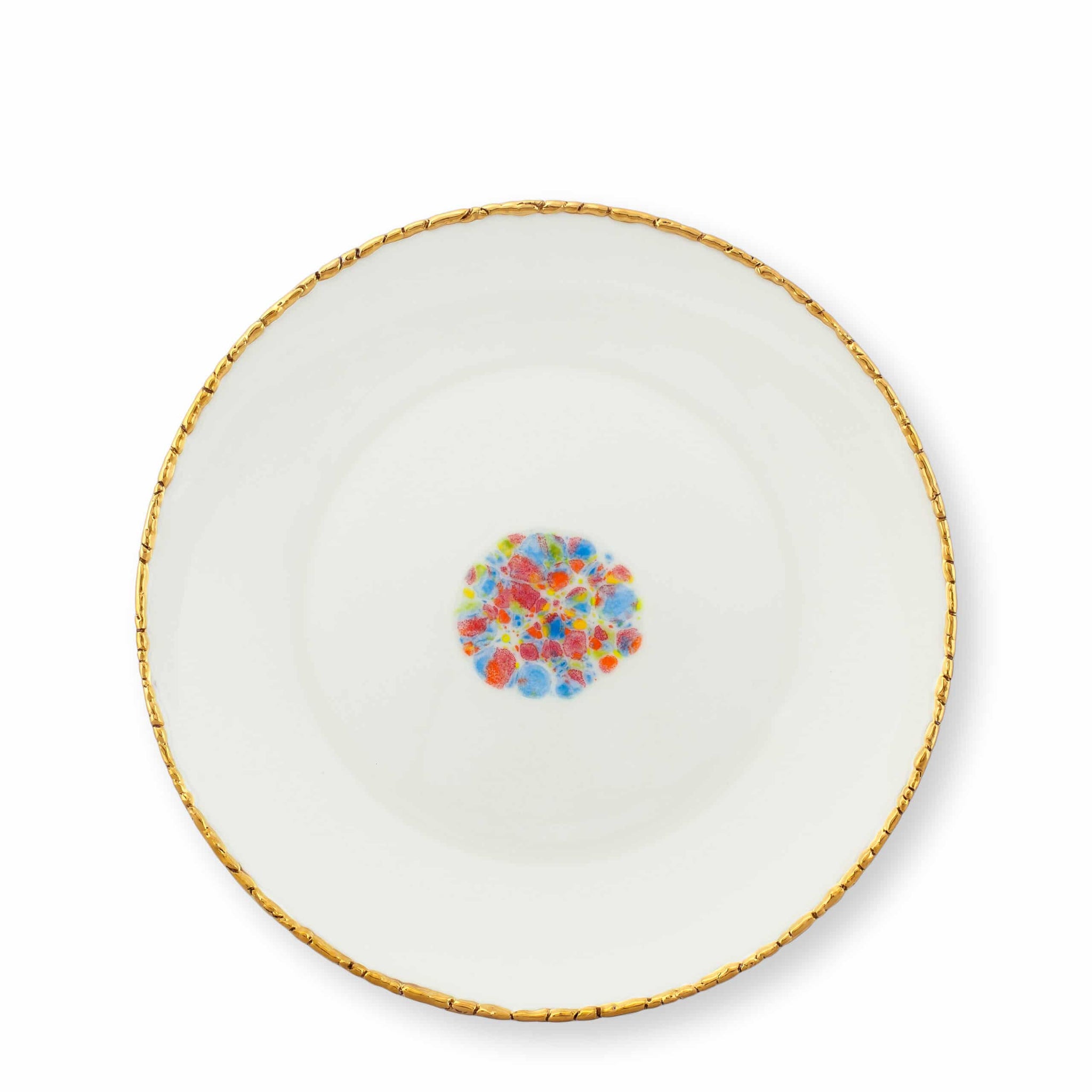 Confetti Dinner Coupe Plate