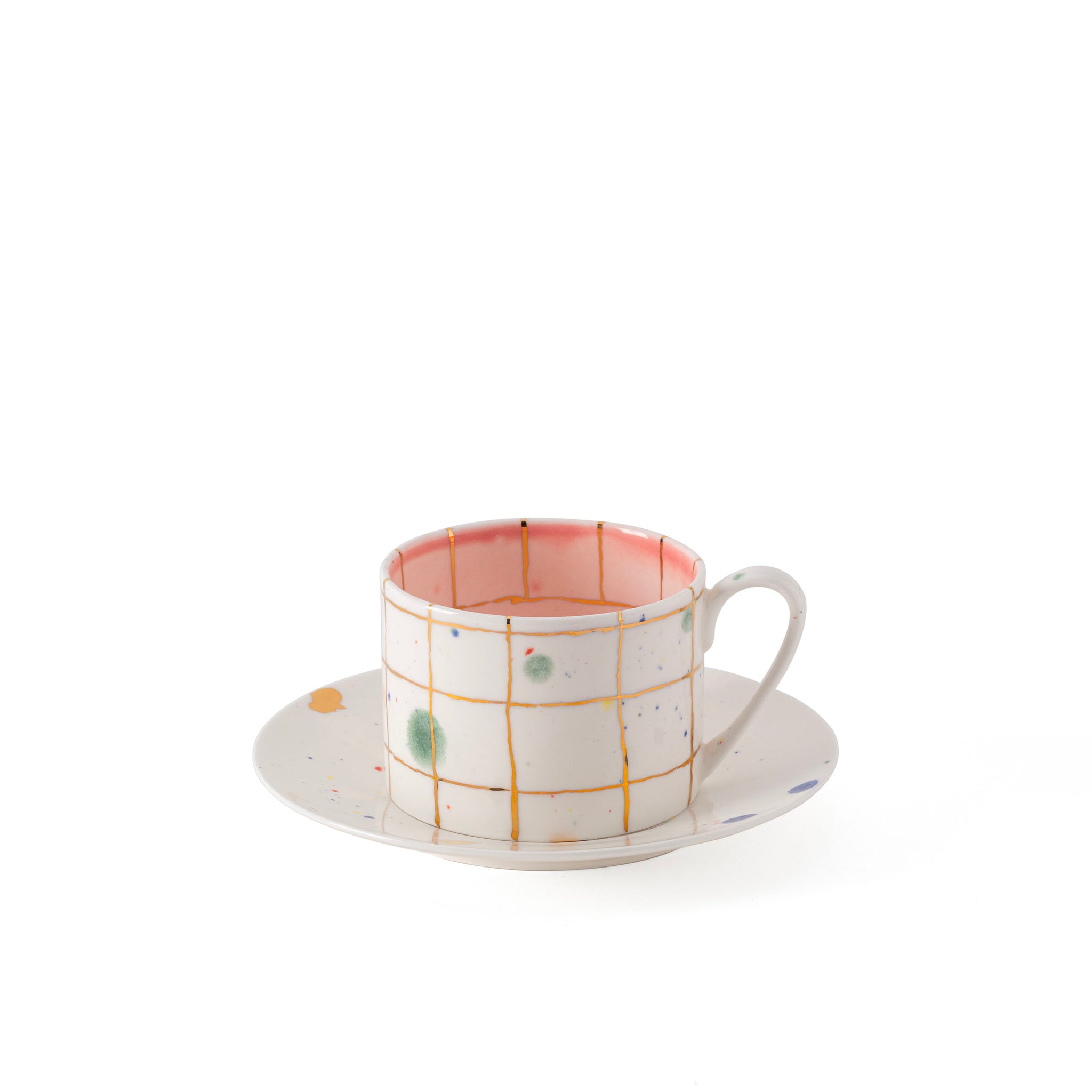 Palm Beach Straight Teacup & Saucer
