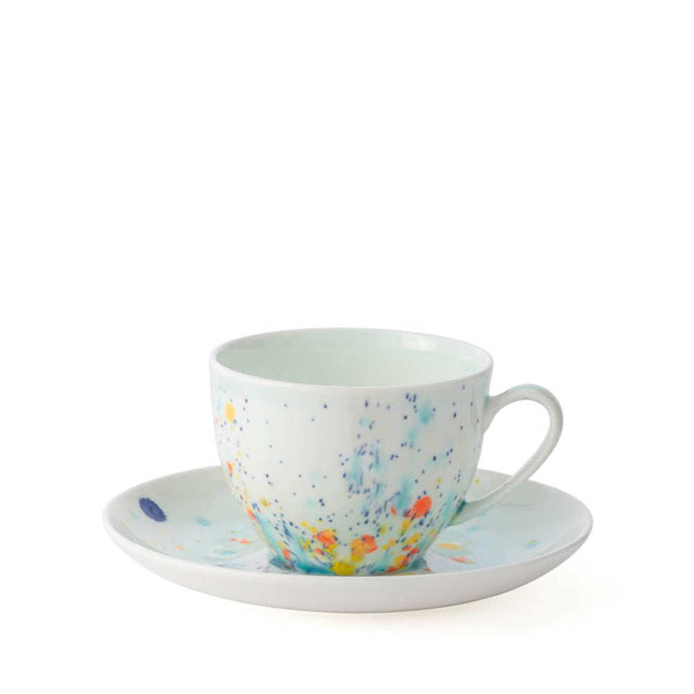 Seabed Blue Teacup & Saucer
