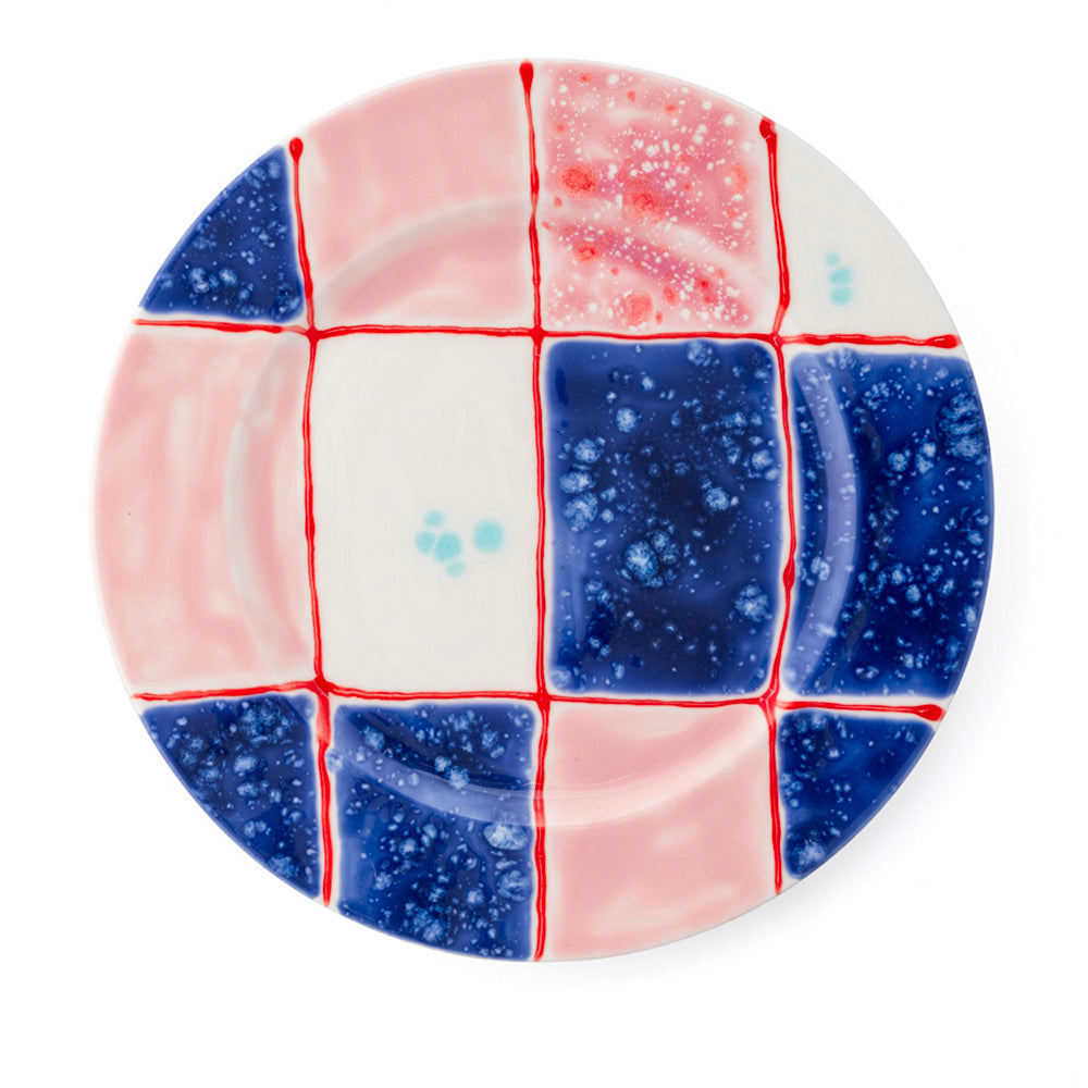 Tartan Dinner Rim Plate